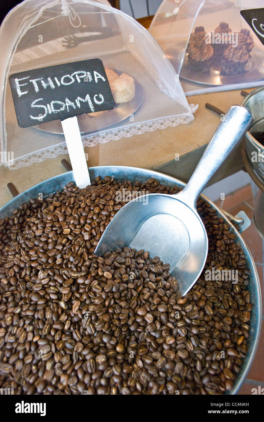 Coffee beans display hi-res stock photography and images - Alamy