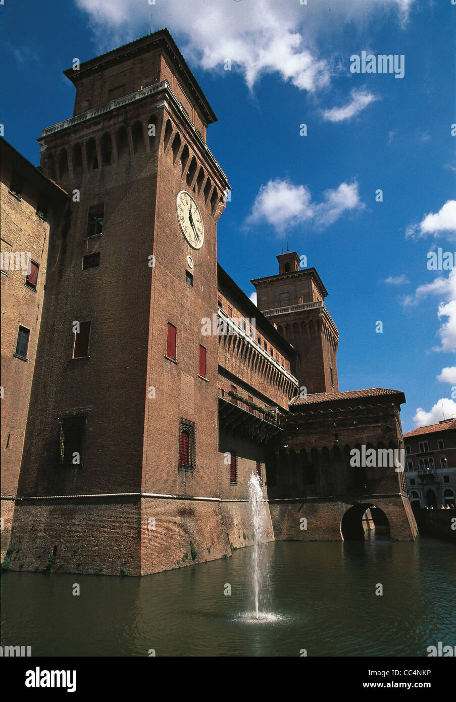 Emilia Romagna Ferrara Estense Castle Stock Photo - Alamy