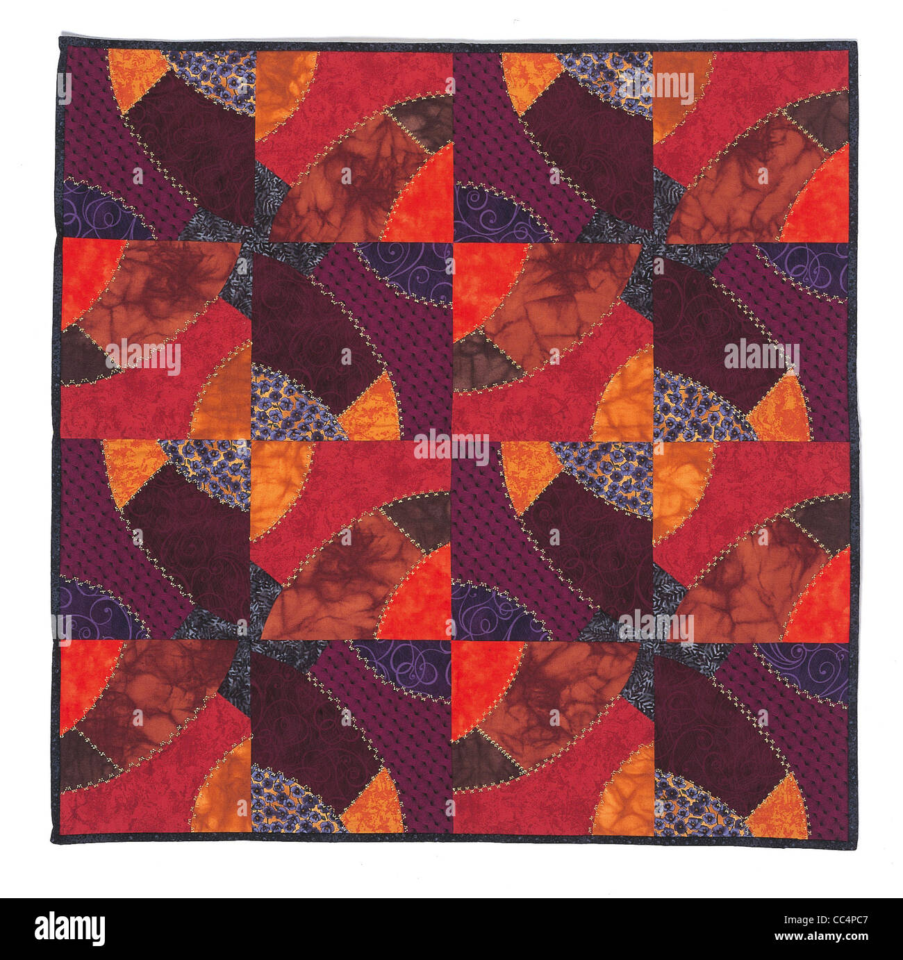 Women's Work - Patchwork: Centerpiece Stock Photo - Alamy