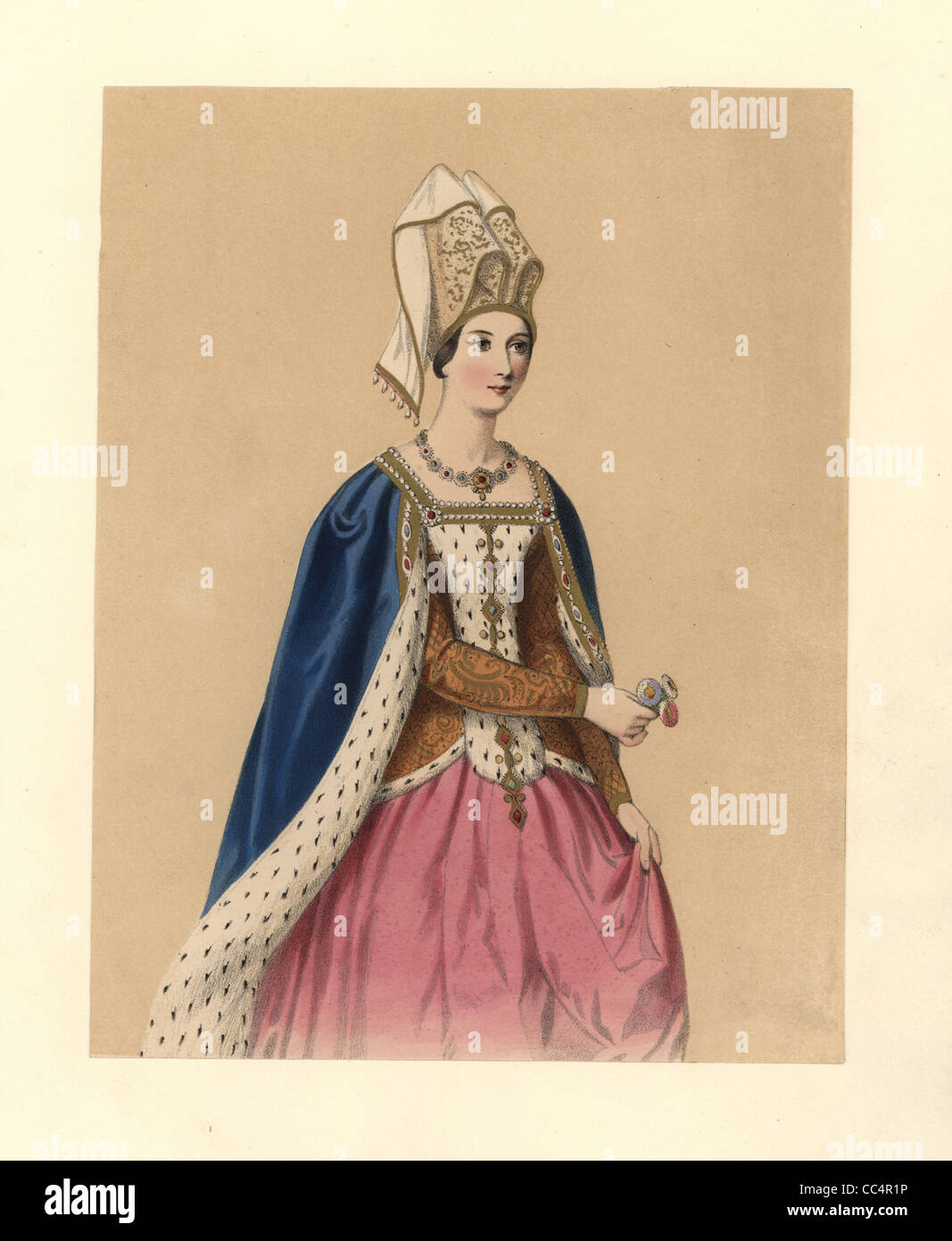 Dress of the reign of King Henry VI, 14221461 Stock Photo - Alamy