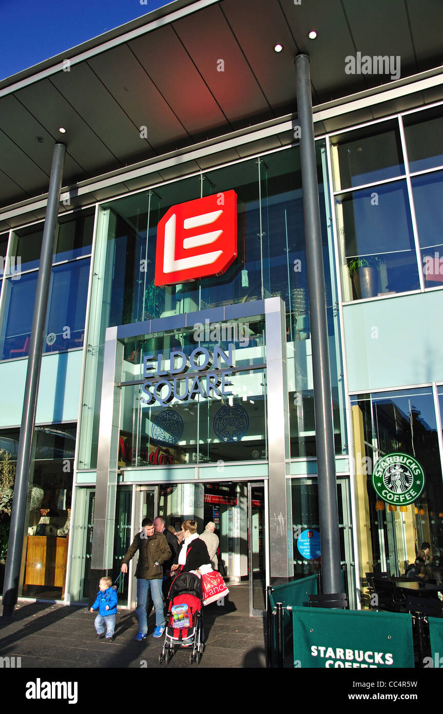 Entrance to Eldon Square Shopping Centre, Newcastle upon Tyne, Tyne and ...