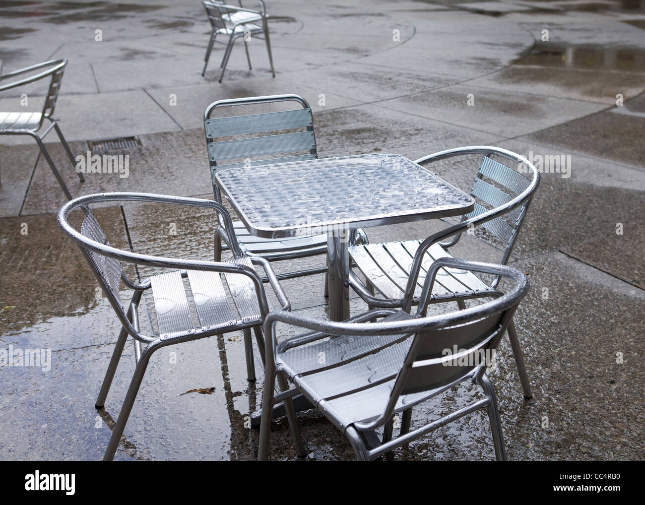 Wet chairs hi-res stock photography and images - Alamy