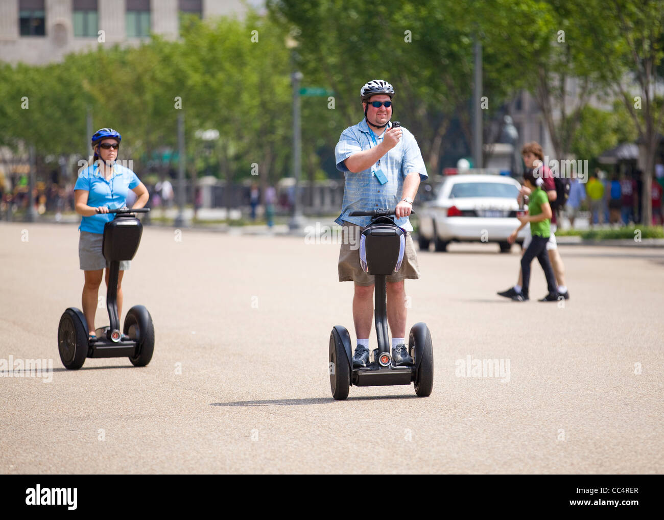 Tourists riding segways hi-res stock photography and images - Alamy