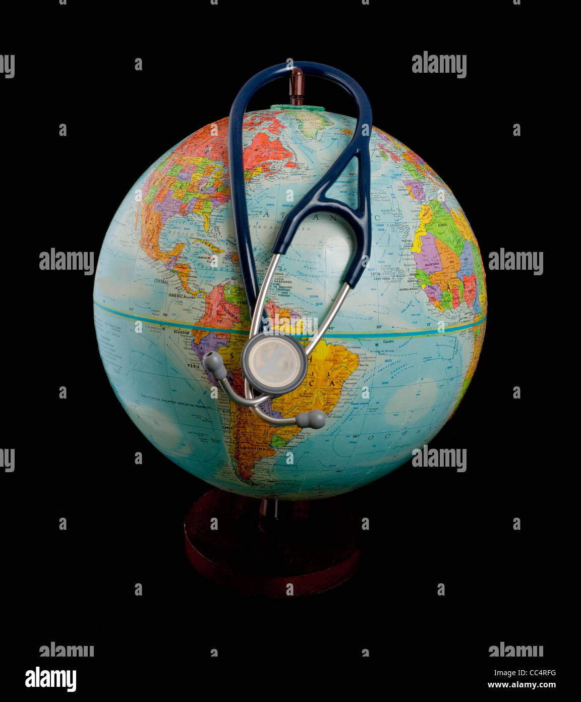 Sometimes our planet needs a check up with a stethoscope Stock Photo ...