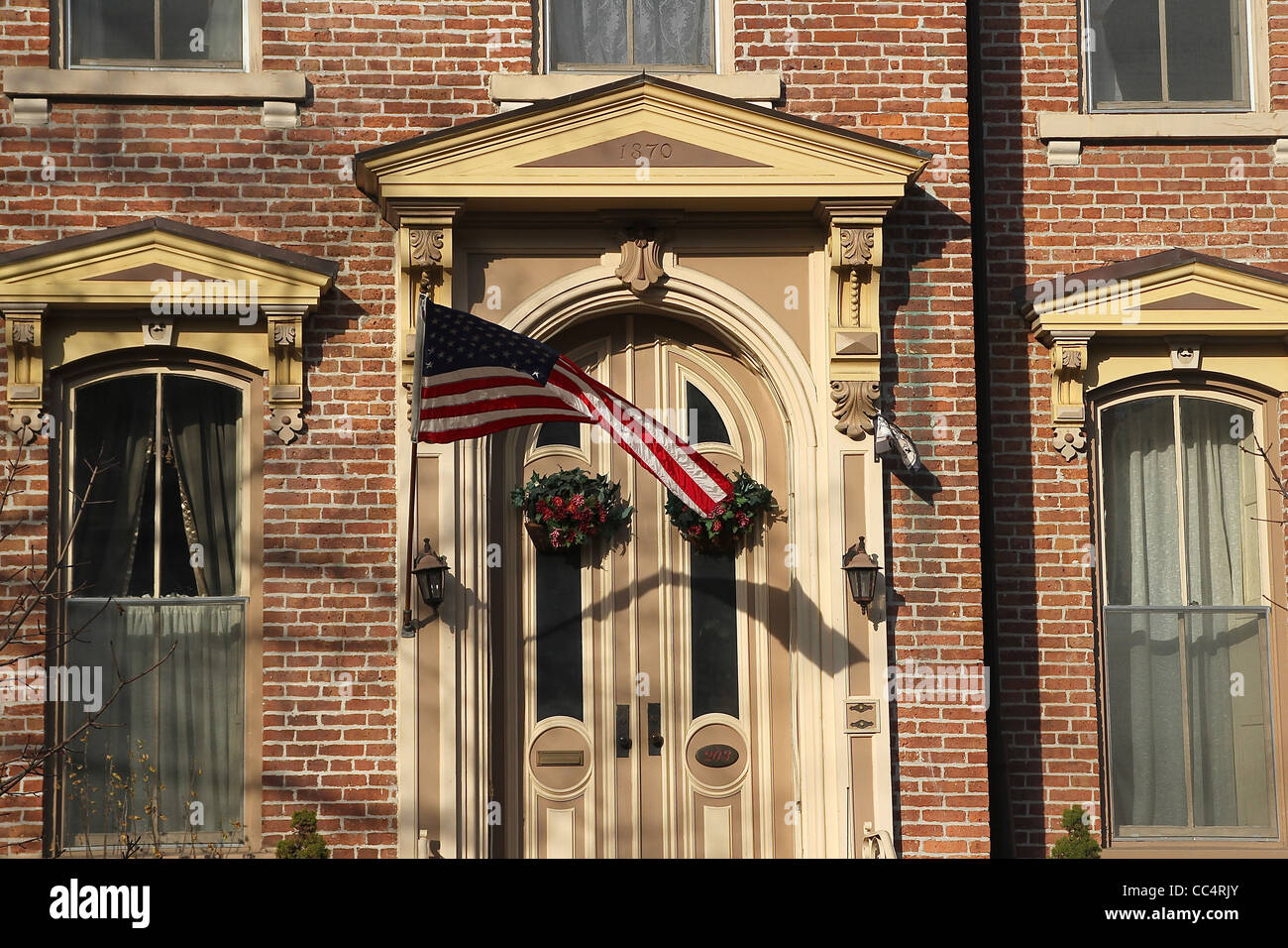A home in Schenectady's Stockade Historic District, New York, United ...