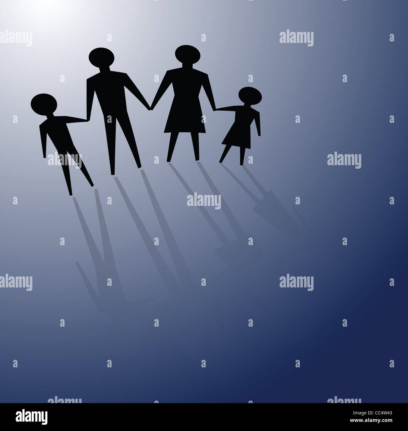 to illustrate the concept of dysfunctional family Stock Photo - Alamy