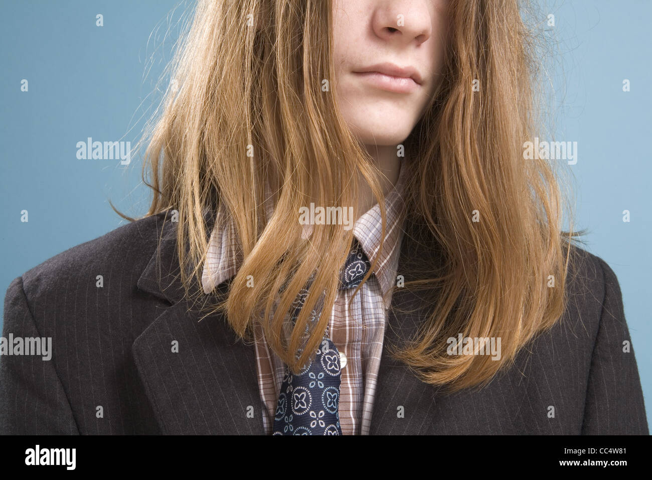 Boy Teen Grooming Hair High Resolution Stock Photography and Images - Alamy