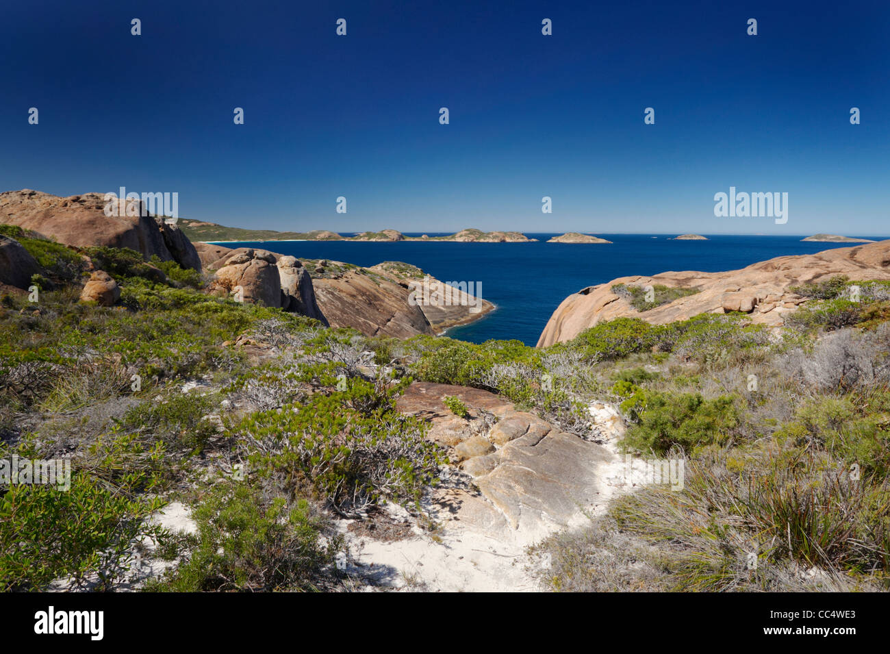View of the Australian Bight near Lucky Bay, Cape Le Grand National ...
