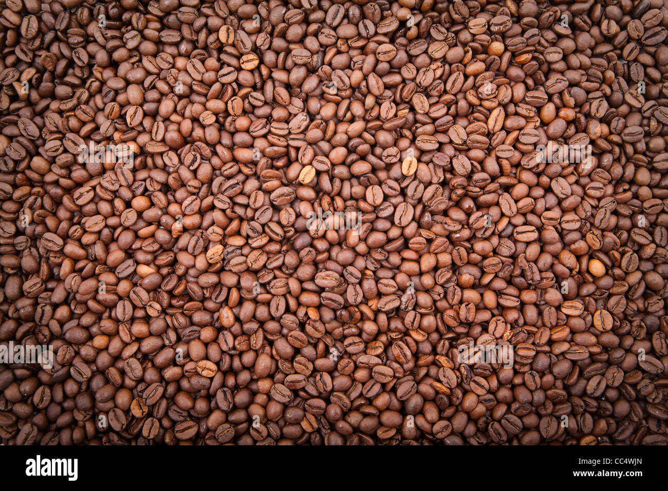 Background with fresh coffee beans Stock Photo - Alamy