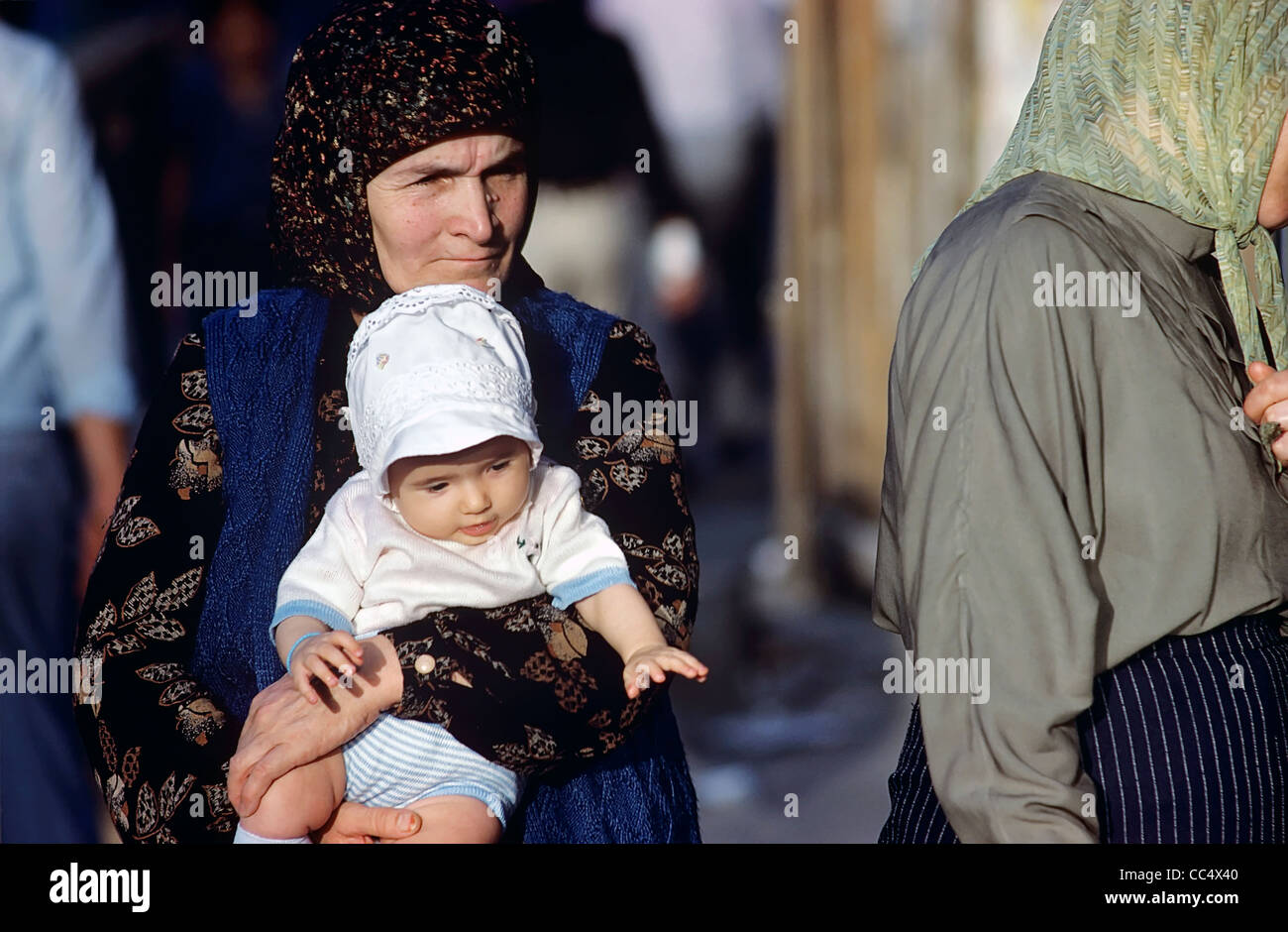 Woman And Child, Istanbul, Turkey Stock Photo - Alamy