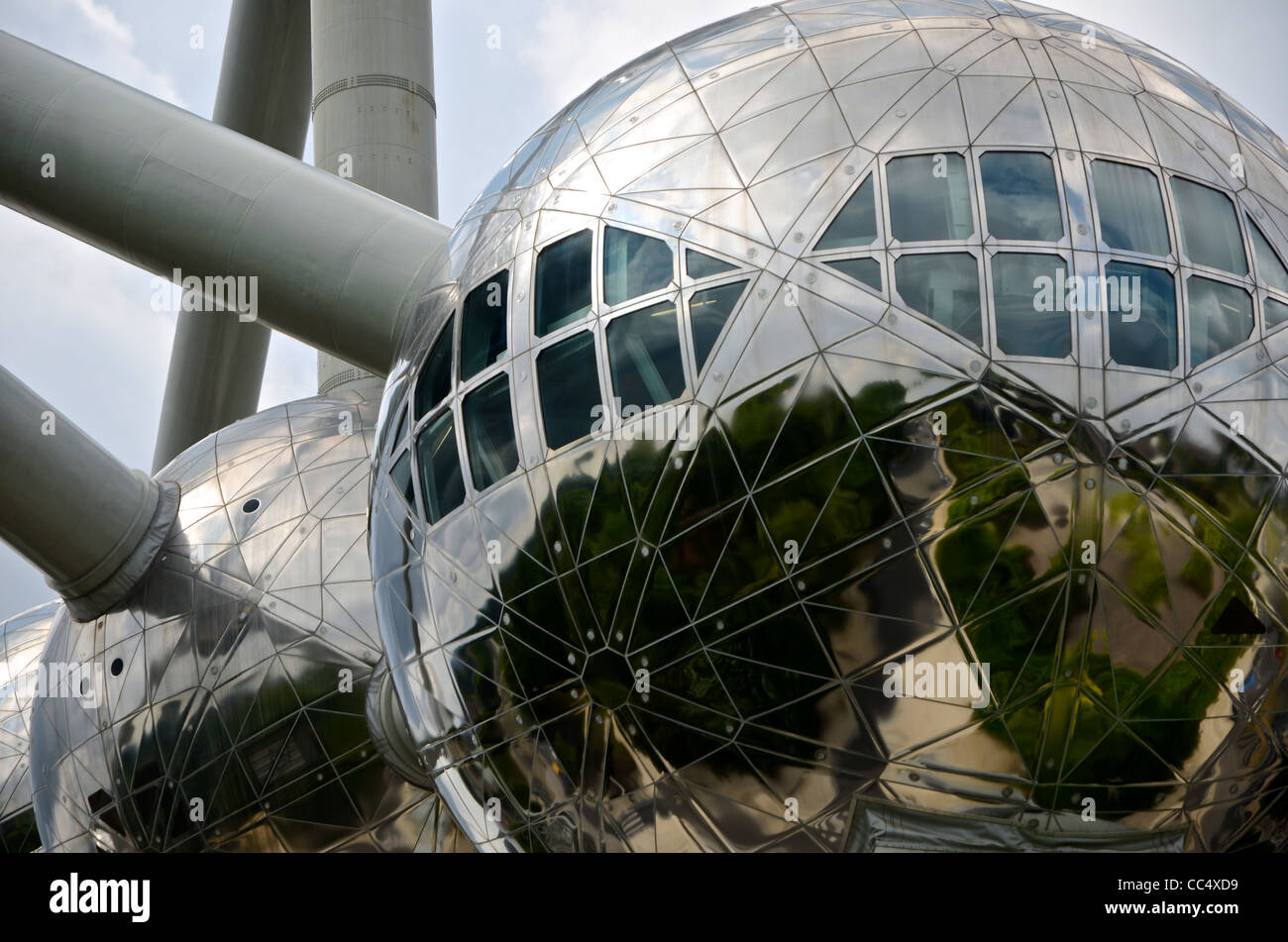The Atomium in Brussels which was built for the 1958 World Fair Stock ...
