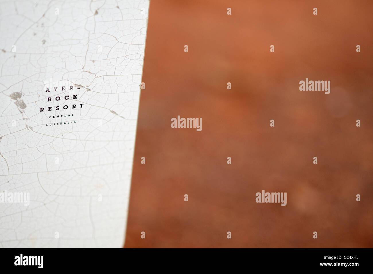 Ayers Rock Resort Sign, Northern Territory, Australia Stock Photo - Alamy