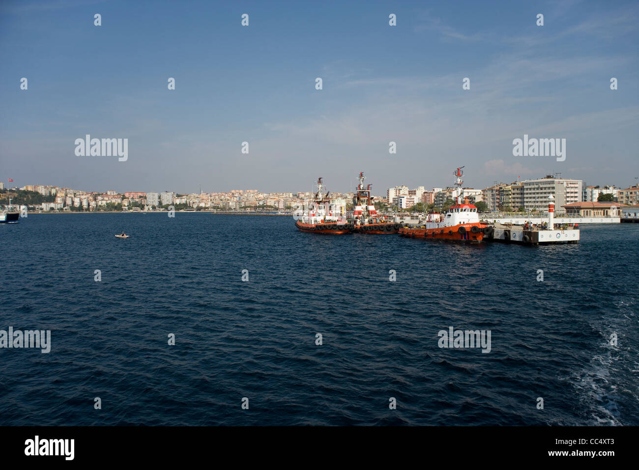 The Harbour at Canakkale and the Dardanelles, Turkey Stock Photo - Alamy