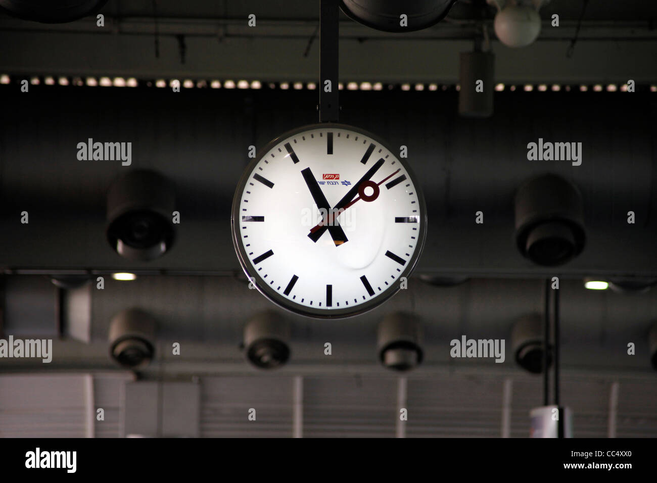 Clock swiss rail hi-res stock photography and images - Alamy
