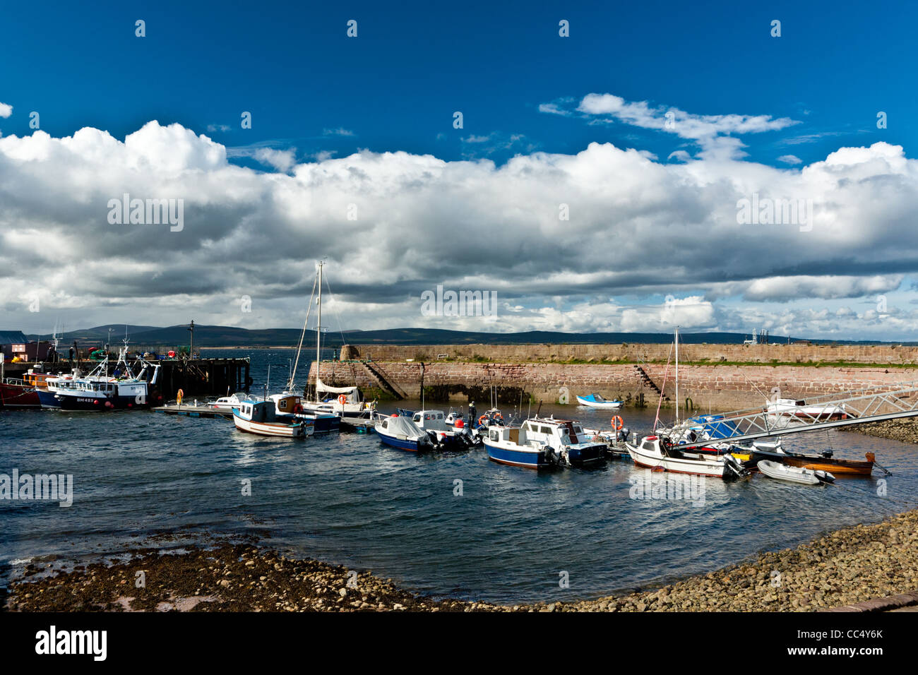 Cromarty Harbour, Cromarty, Ross & Cromarty, Scotland Stock Photo - Alamy