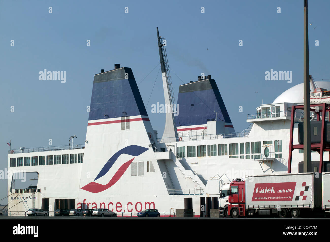 Car ferry seafrance calais hi-res stock photography and images - Alamy