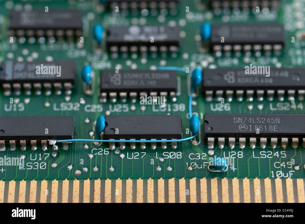 Electrical component parts of printed circuit boards at a macro level ...