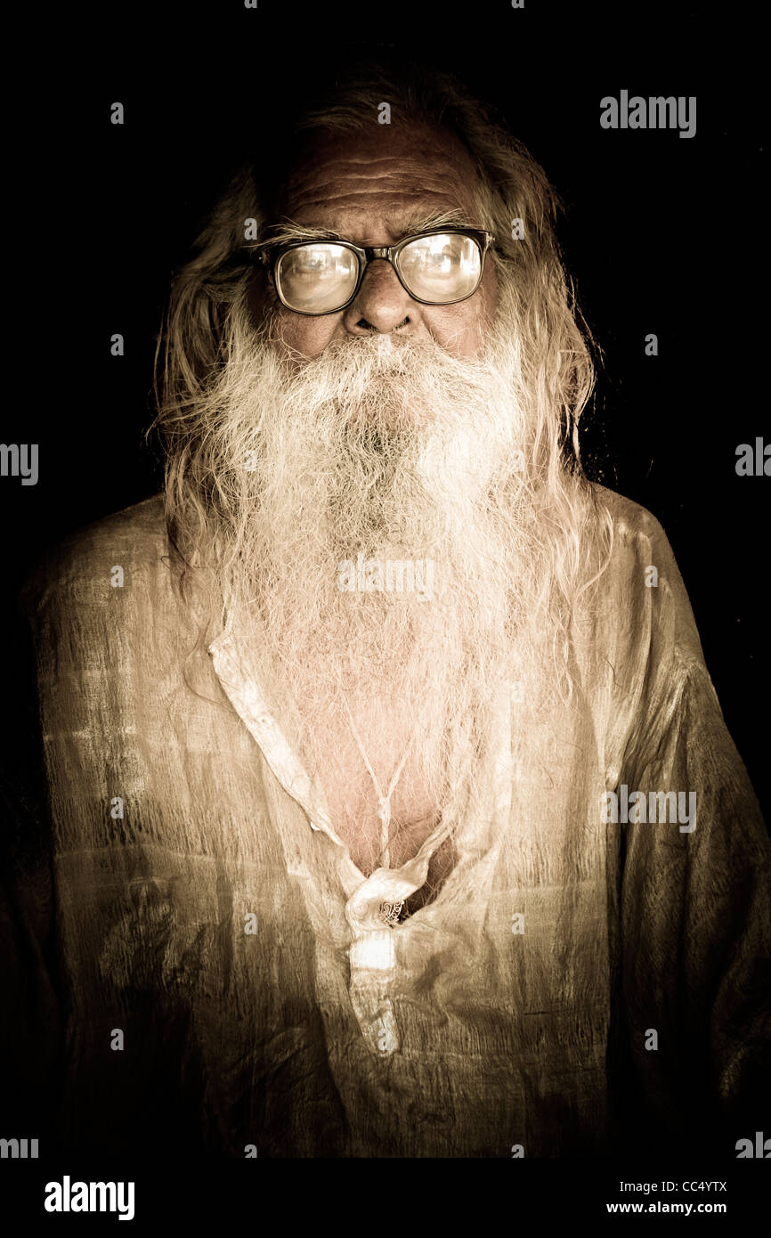 Portrait of a Jain priest at Khandagiri and Udayagiri Caves near ...