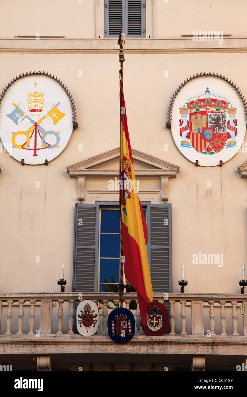 Italy, Lazio, Rome, Piazza di Spagna, Spanish Embassy to the Holy See ...
