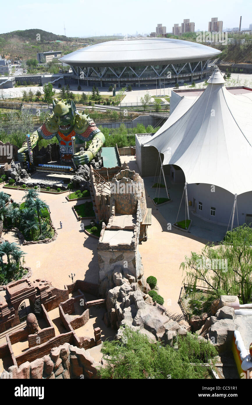 Adventure Land in Shijingshan Amusement Park, Beijing, China Stock ...