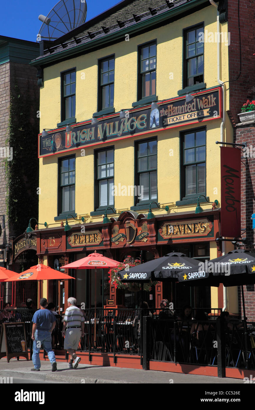 Canada, Ontario, Ottawa, Byward Market, street scene, pub Stock Photo ...
