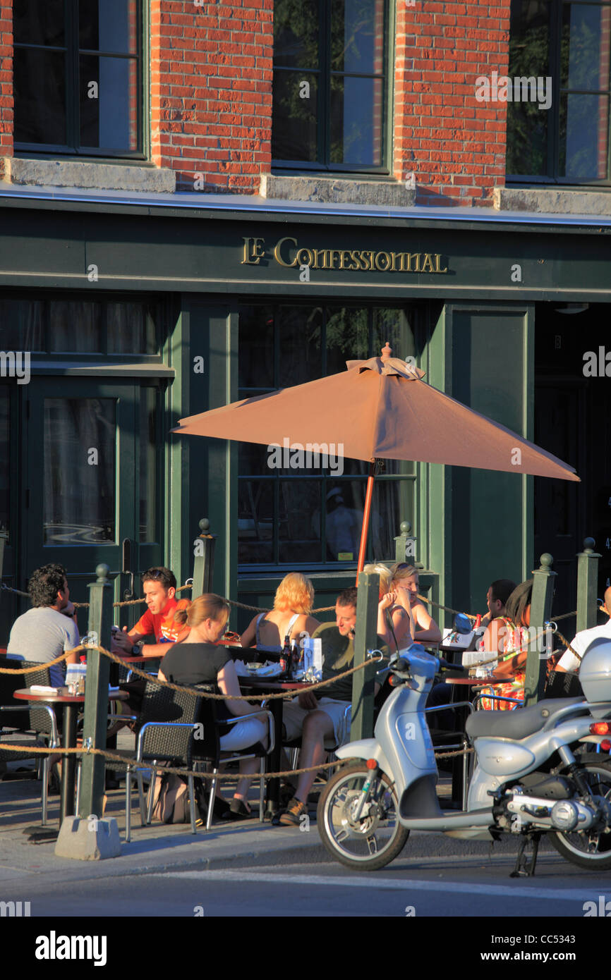 Canada, Quebec, Montreal, McGill Street, cafe, people Stock Photo - Alamy