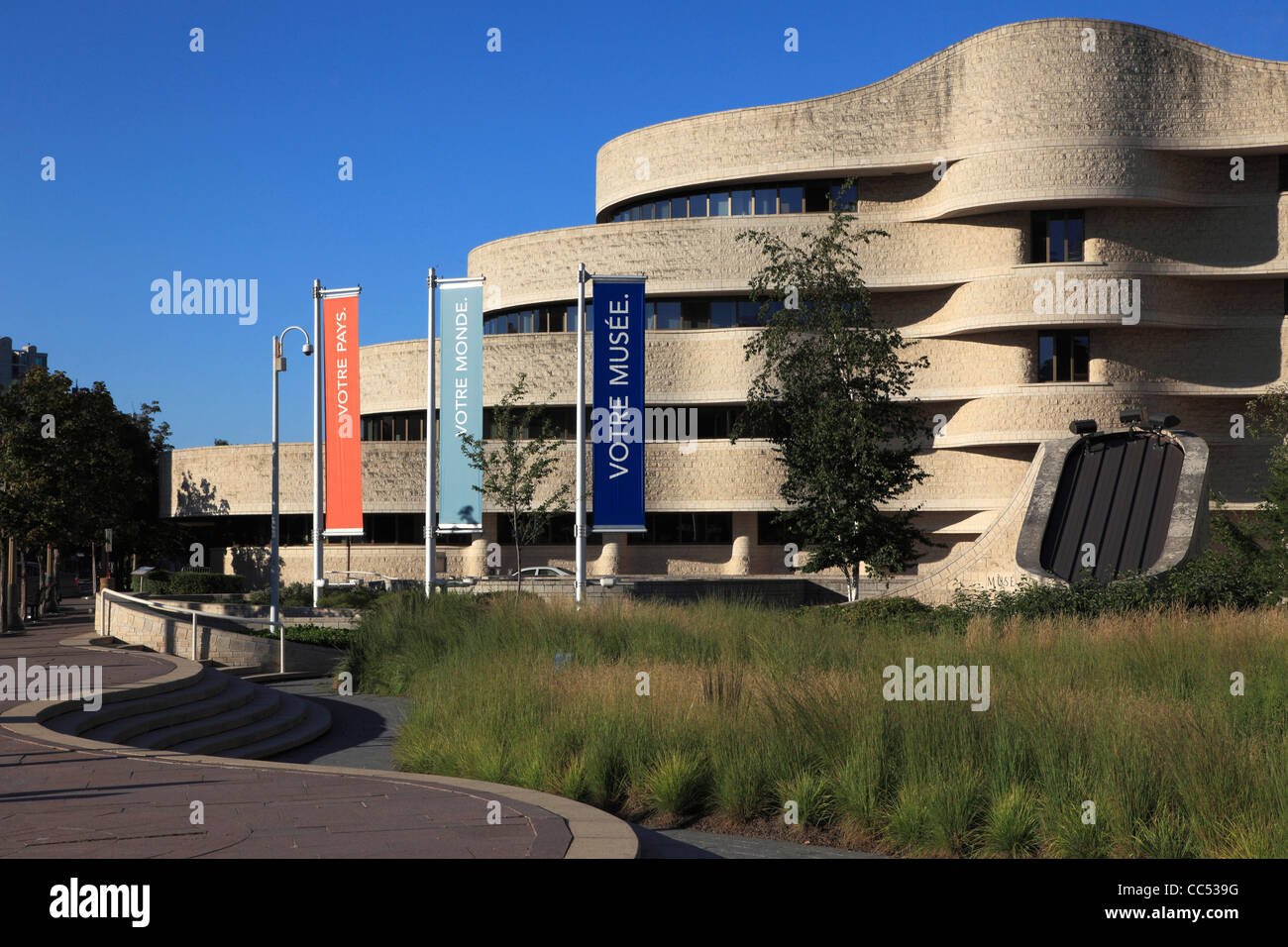 Canada, Quebec, Gatineau, Canadian Museum of Civilization Stock Photo ...