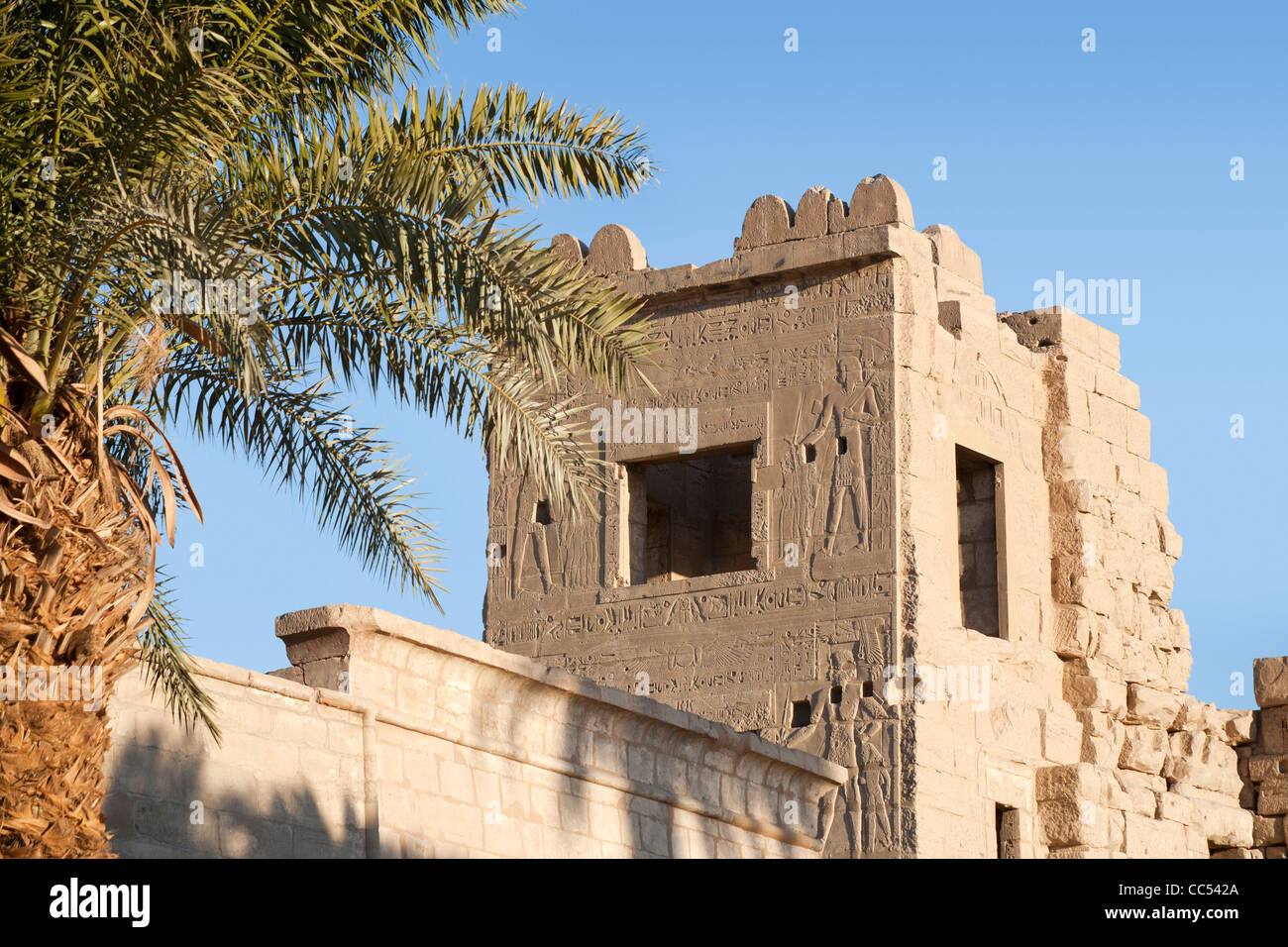The Migdol, High Gate at the temple of Pharaoh Ramesses III, Medinet ...