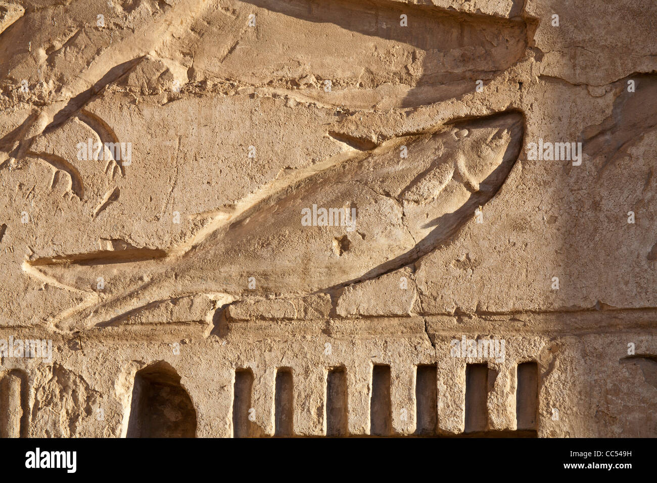 Hieroglyphics fish ancient egypt hi-res stock photography and images ...