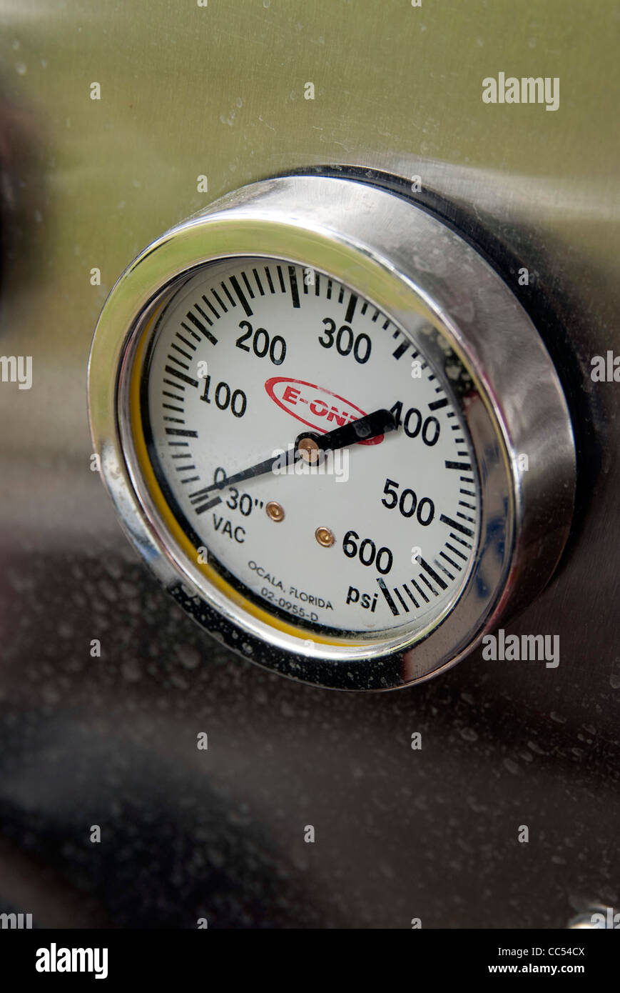 Fire truck gauges controls hi-res stock photography and images - Alamy