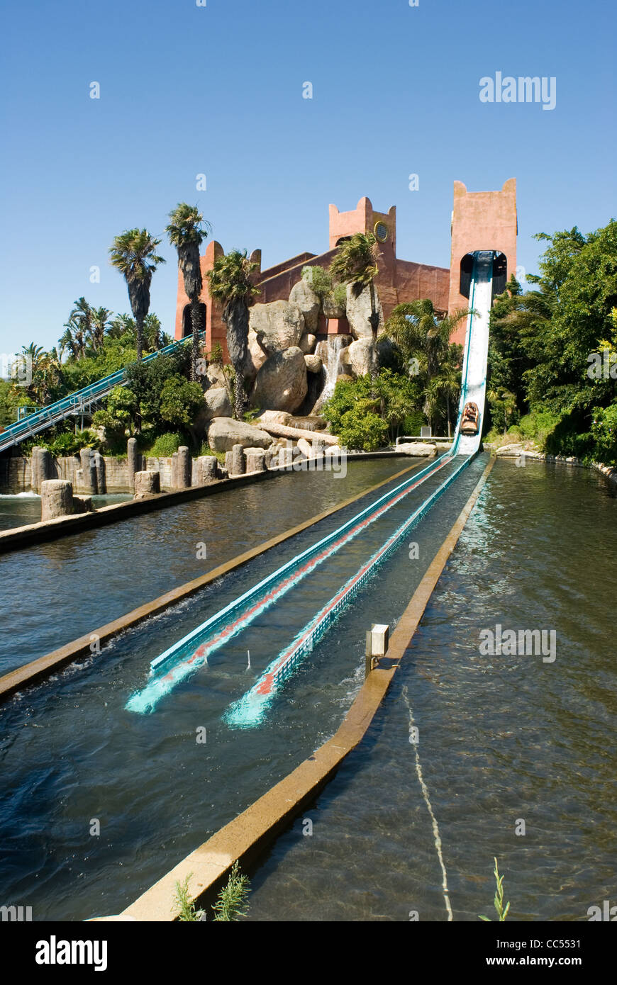 Water park log ride hi-res stock photography and images - Alamy