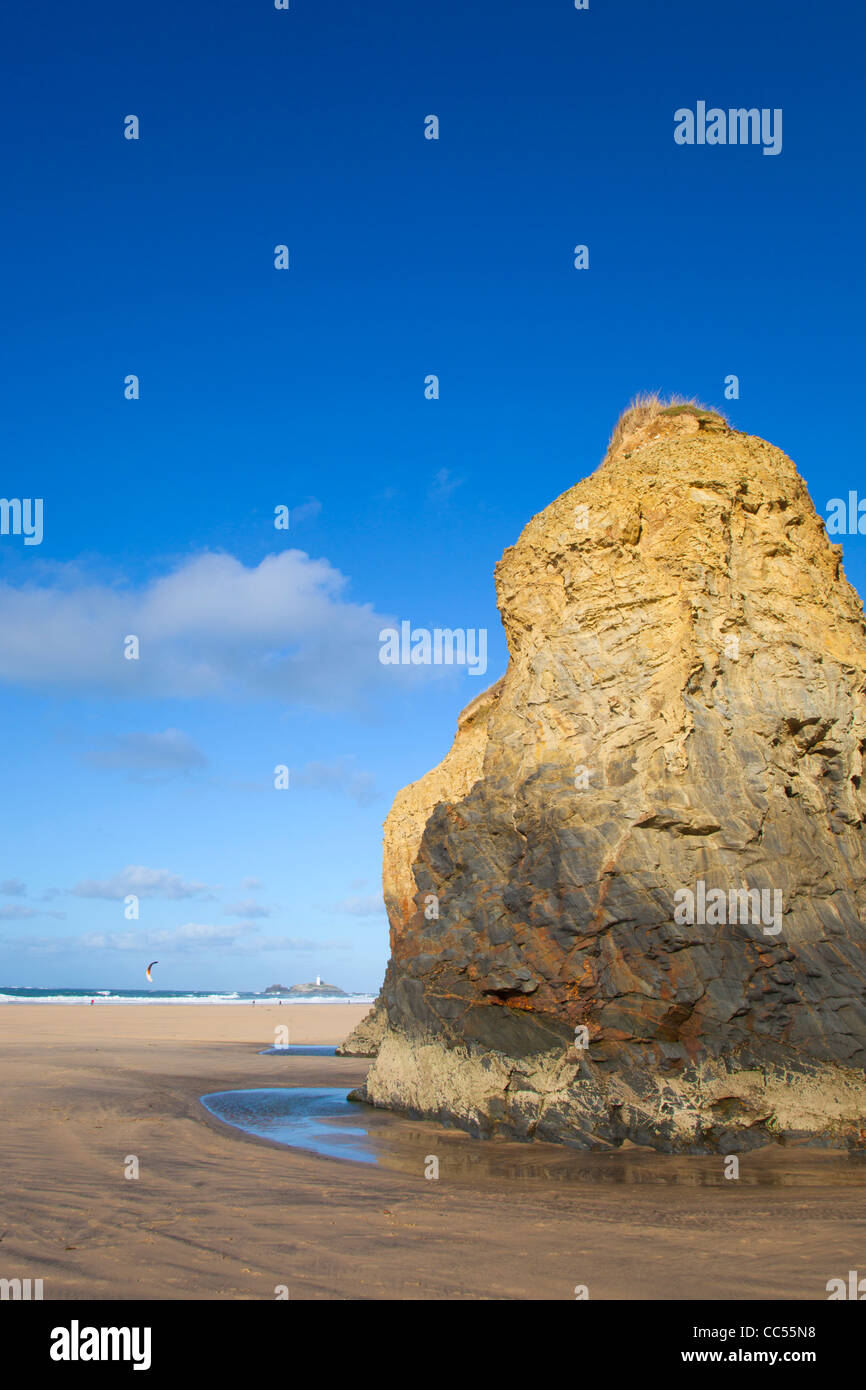 Godrevy beach hi-res stock photography and images - Alamy