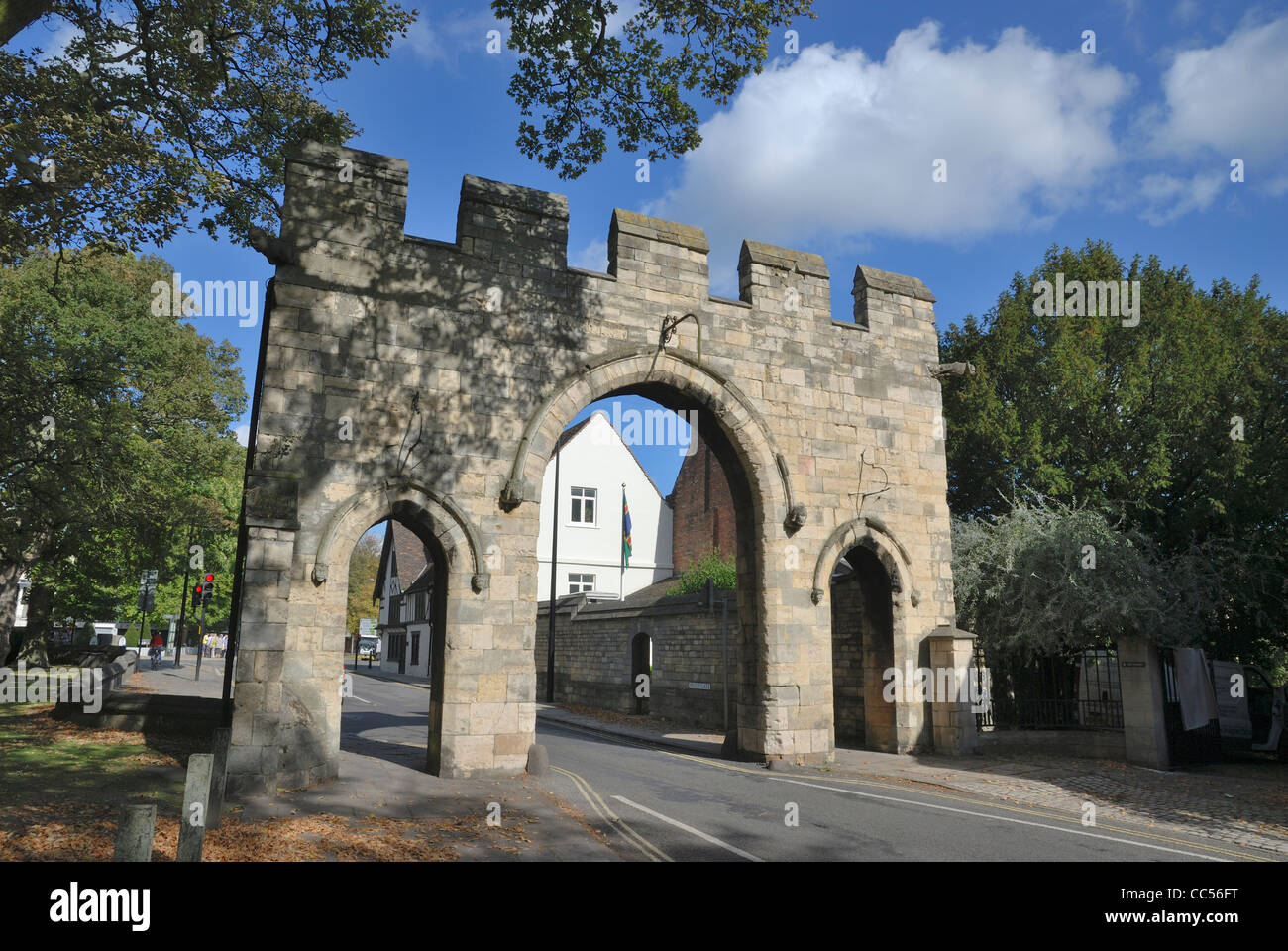 Priory Gate, Lincoln, England Stock Photo - Alamy