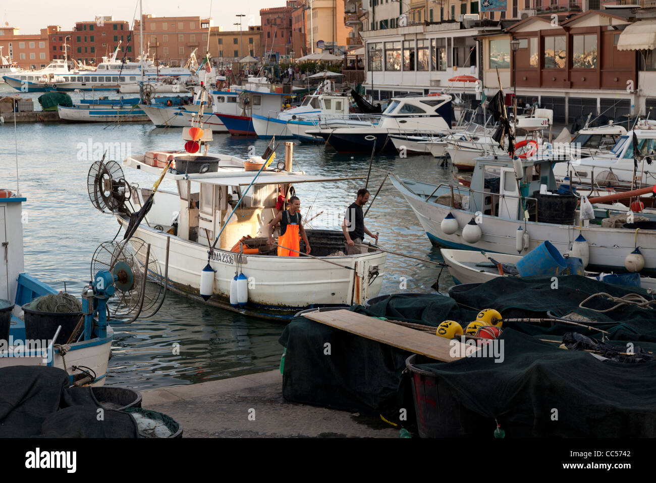small fishing boat returning to Anzio Harbour Stock Photo - Alamy small fishing boat returning to Anzio Harbour Stock Photo - Alamy