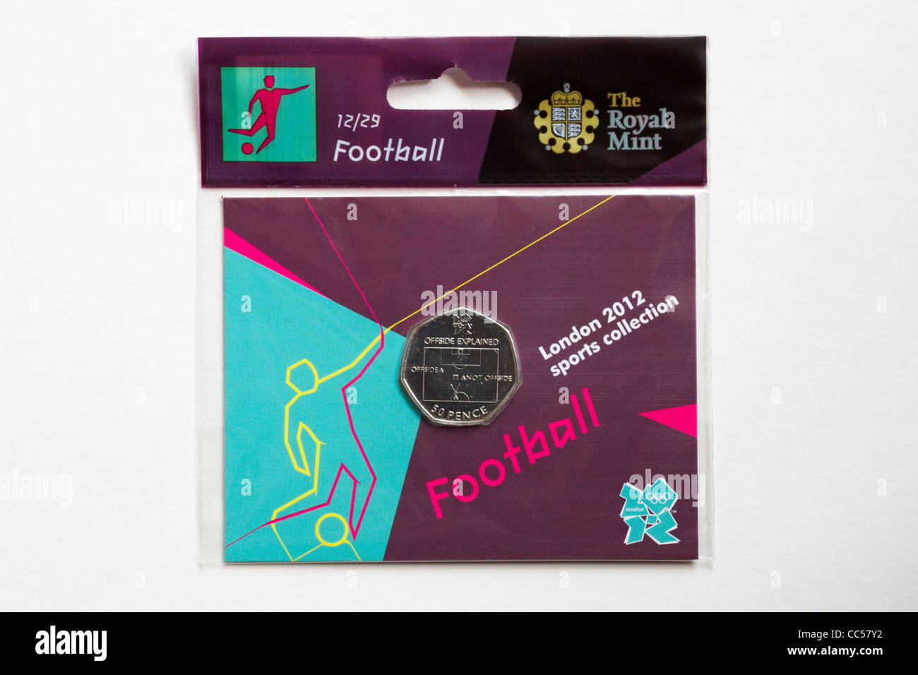 Offside explained fifty pence coin hi-res stock photography and images ...
