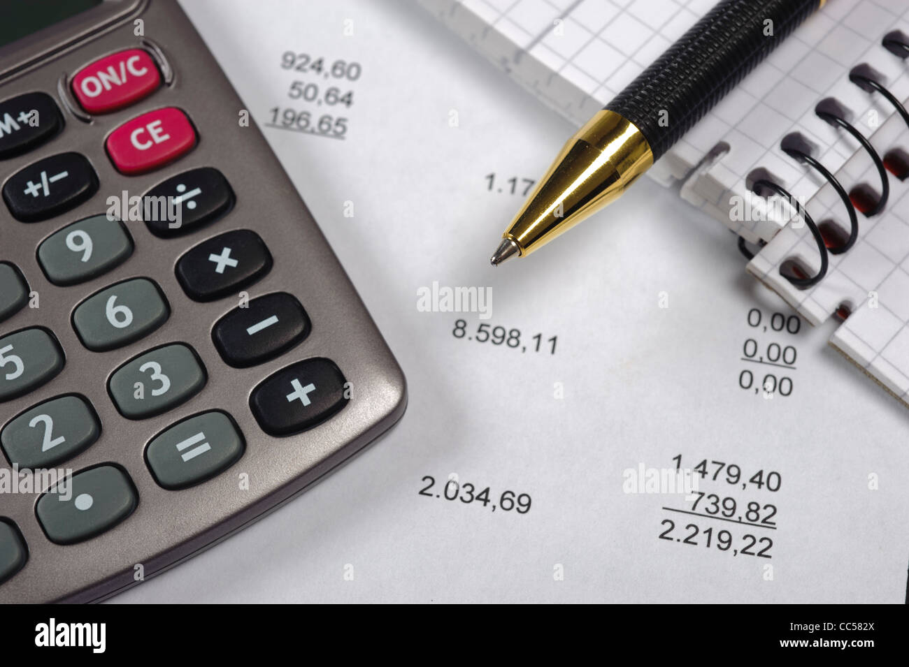 Budgeting calculation hi-res stock photography and images - Alamy