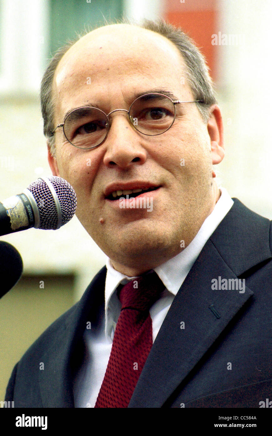 Portrait of Gregor Gysi * 16.01.1948: German politician of the Left ...