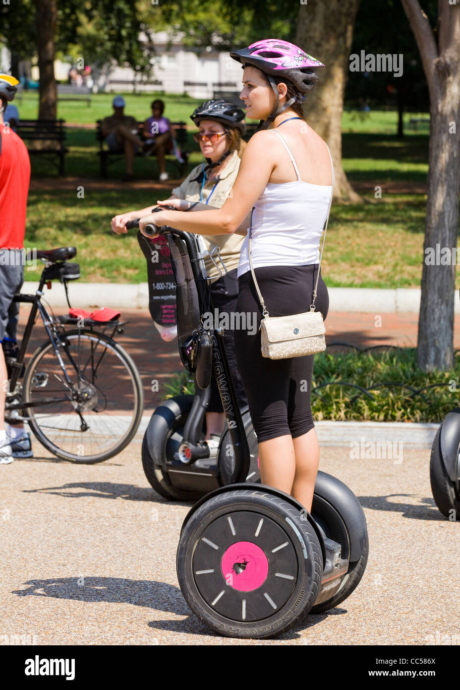 People on Segways - Washington, DC USA Stock Photo - Alamy