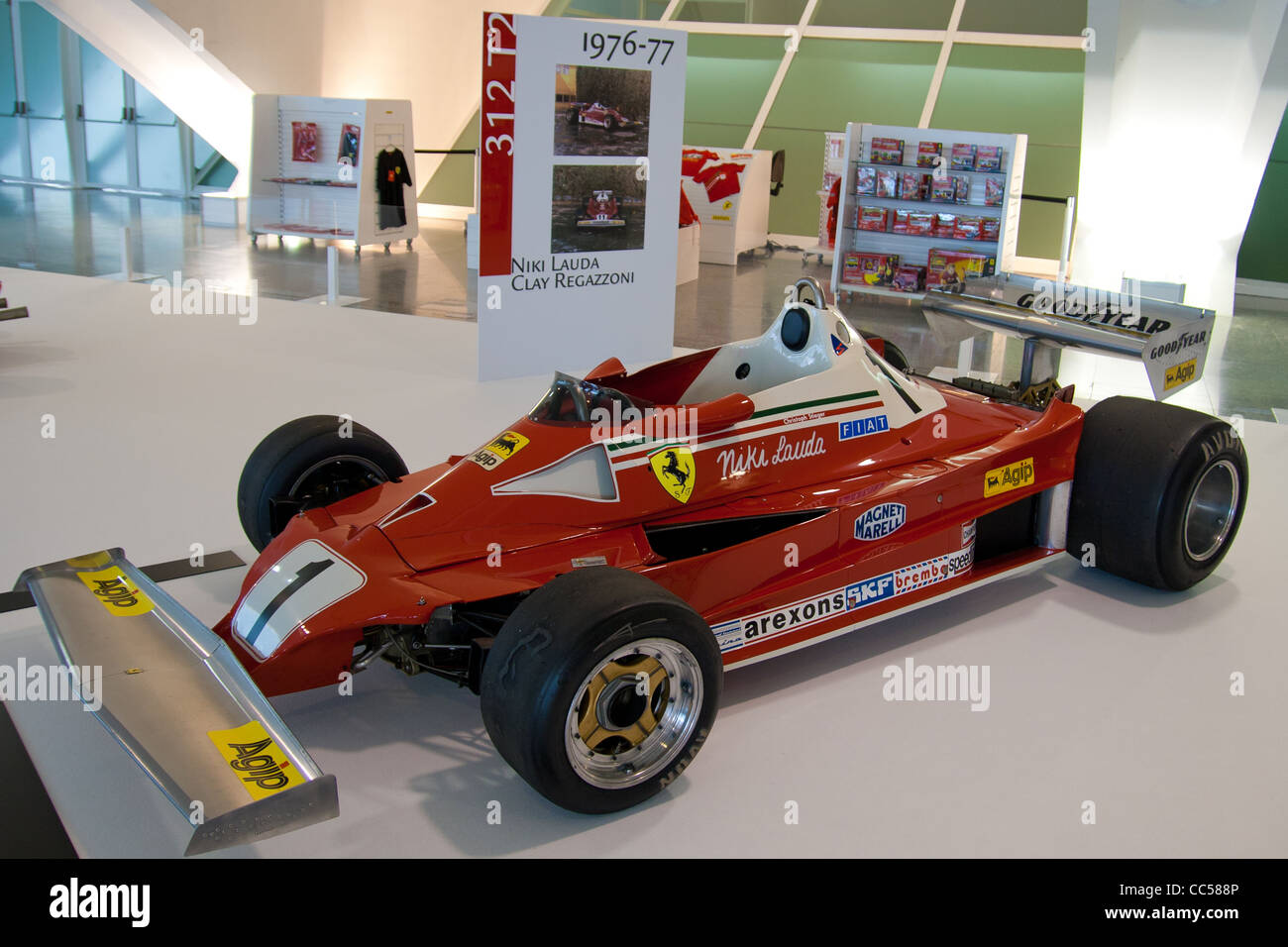 Niki Lauda's Ferrari Stock Photo - Alamy