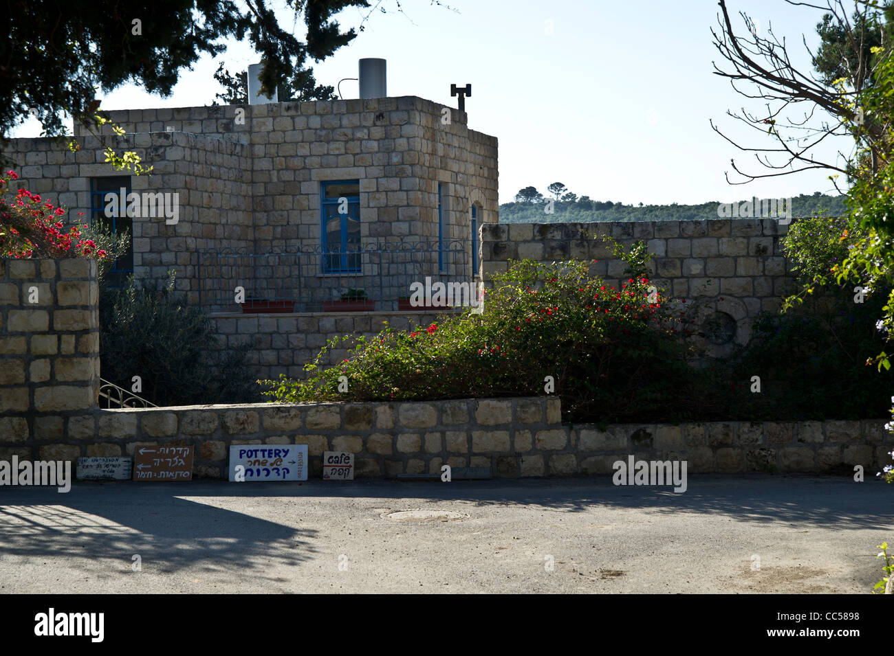A walk through Ein Hod ,Israel Stock Photo - Alamy