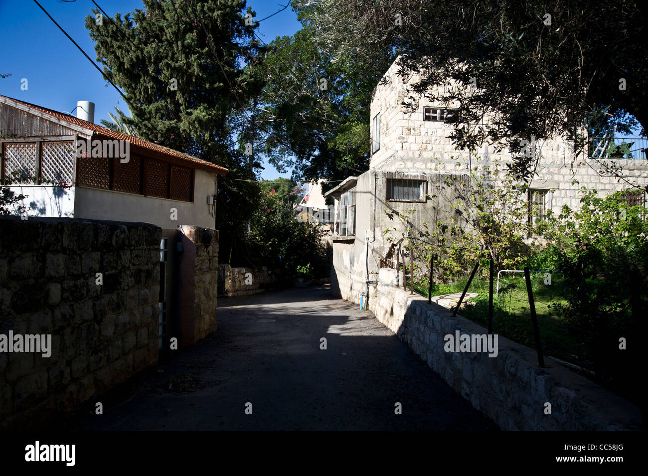A walk through Ein Hod ,Israel Stock Photo - Alamy