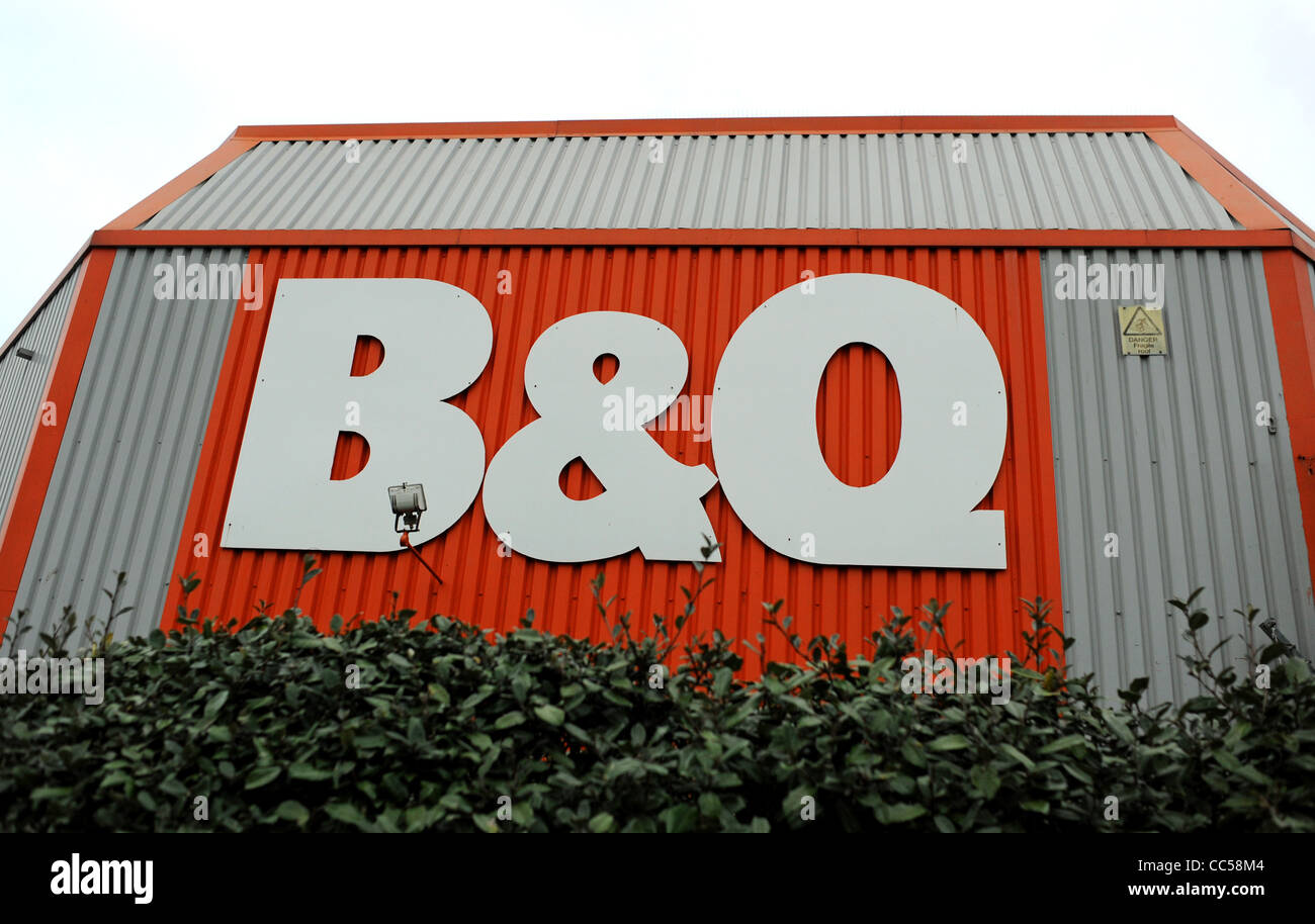 B&Q DIY superstore in Shoreham West Sussex UK Stock Photo - Alamy