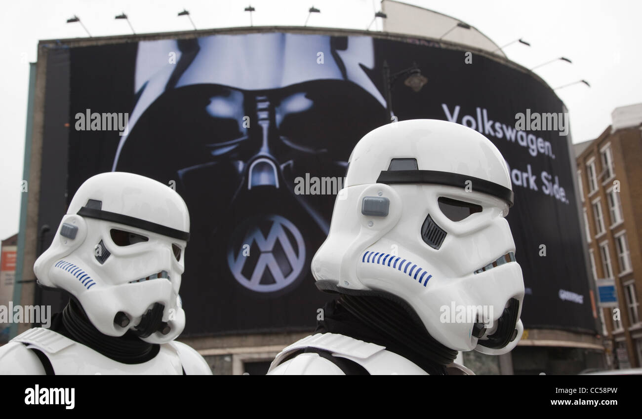 Greenpeace activists dressed as Stormtroopers protest against ...