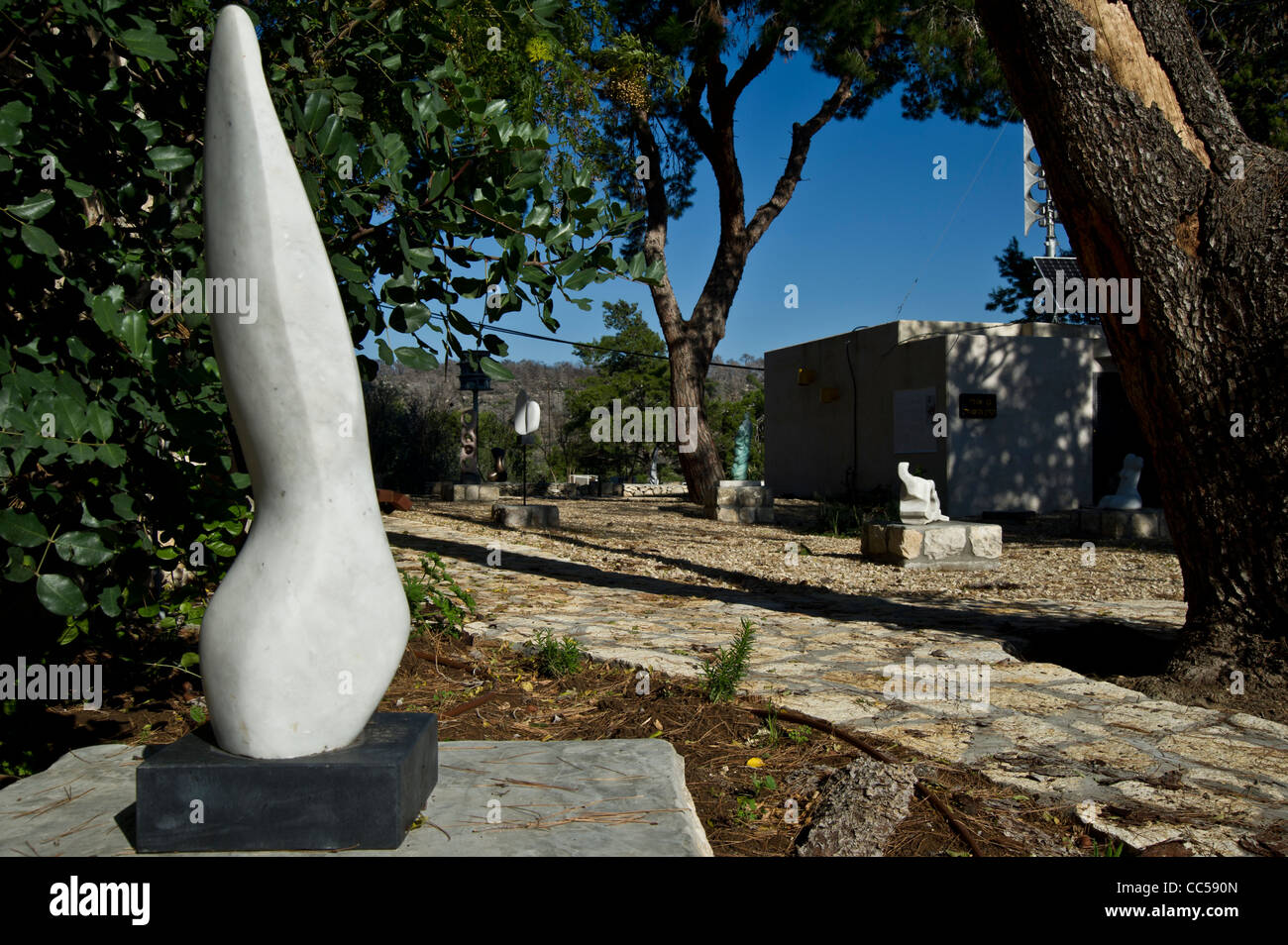 A walk through Ein Hod ,Israel Stock Photo - Alamy