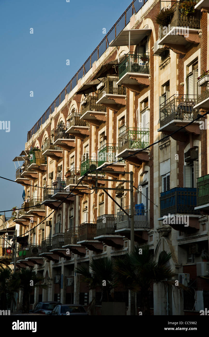 Tel Aviv Israel renovated building in Jaffa Stock Photo - Alamy