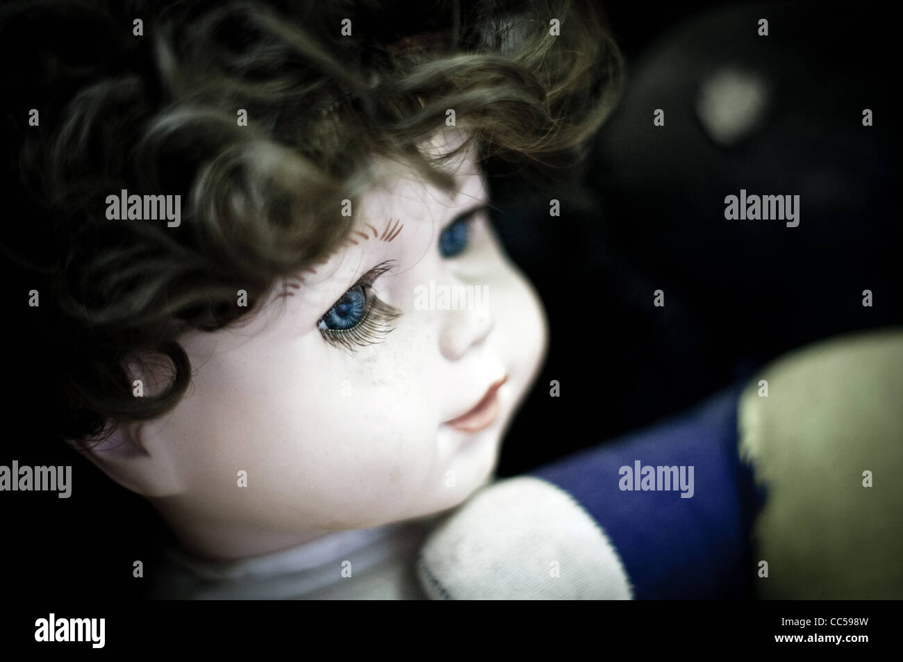 Antique Doll Portrait Stock Photo - Alamy