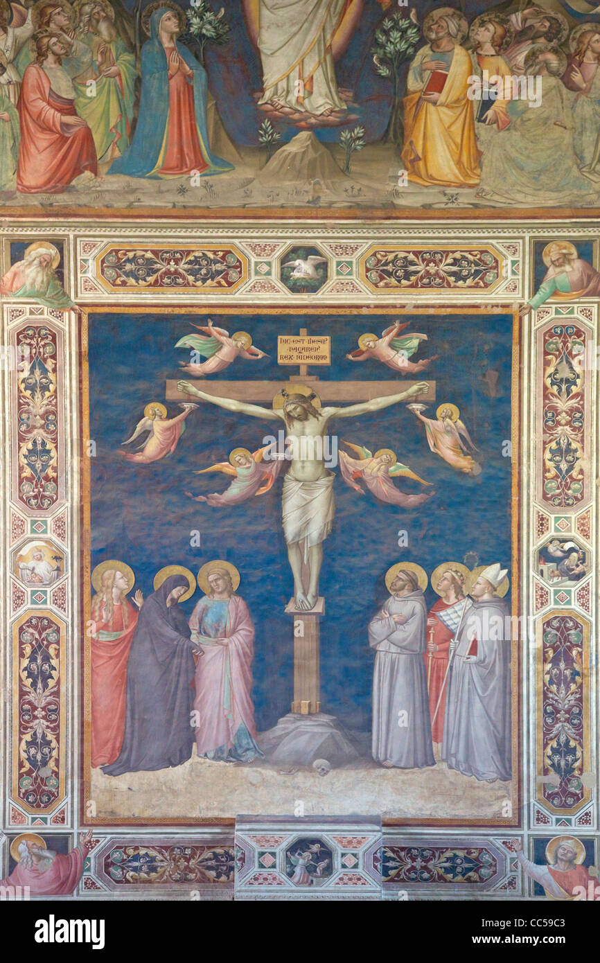 Fresco basilica santa croce hi-res stock photography and images - Alamy