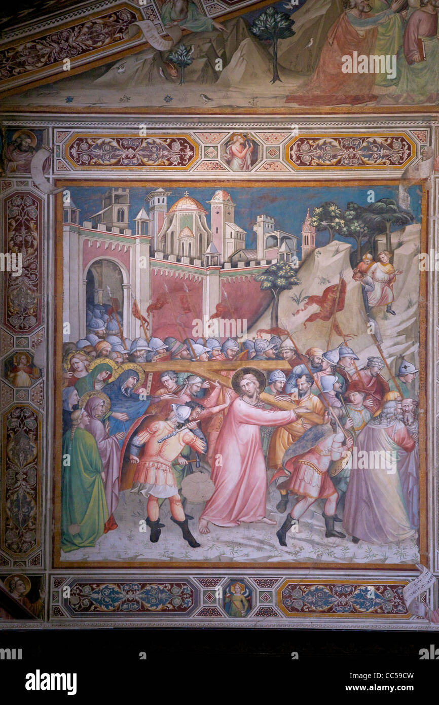Fresco basilica santa croce hi-res stock photography and images - Alamy
