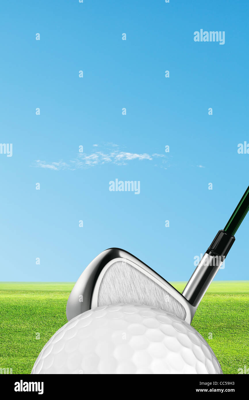 Golf. Vertical composition Stock Photo - Alamy