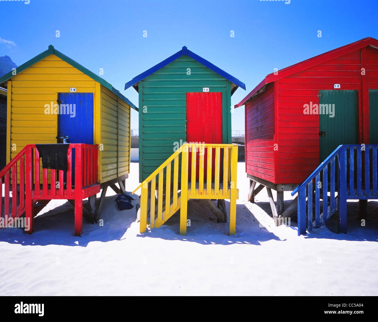 Muizenberg Beach & Colourful Beach Huts, Muizenberg, Cape Peninsula ... Muizenberg Beach & Colourful Beach Huts, Muizenberg, Cape Peninsula ...